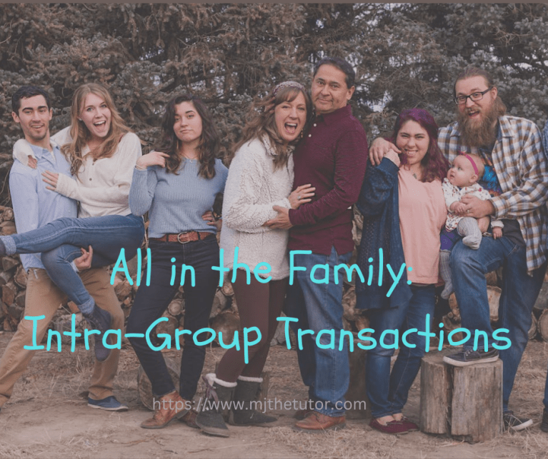 All in the Family: Intra-Group Transactions – MJ THE TUTOR